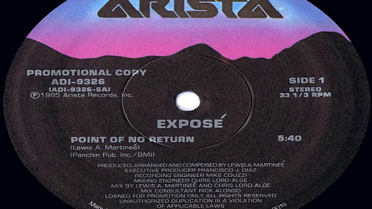 Expose - Point of No Return - ( 7 Version ) - YouTube