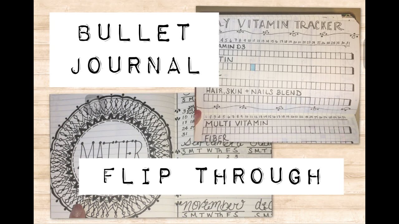 My First Bullet Journal Flip Through! | Page Layouts | The Green ...