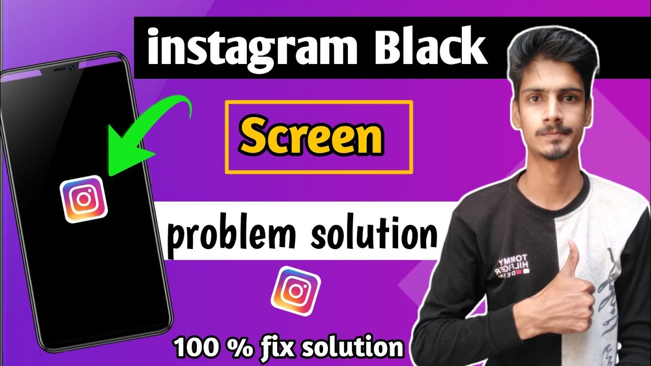 how to fix Instagram black screen problem | instagram black screen ...
