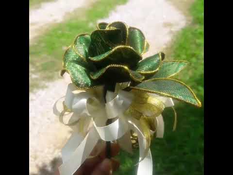 Bunga Telur Songket Emerald dgn telur kerawang - YouTube
