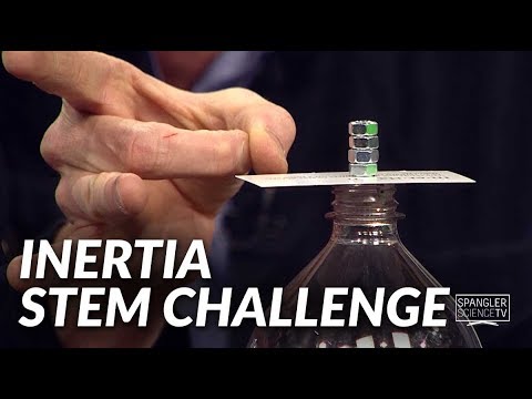 Inertia - STEM Challenge with Steve Spangler on 9News - YouTube