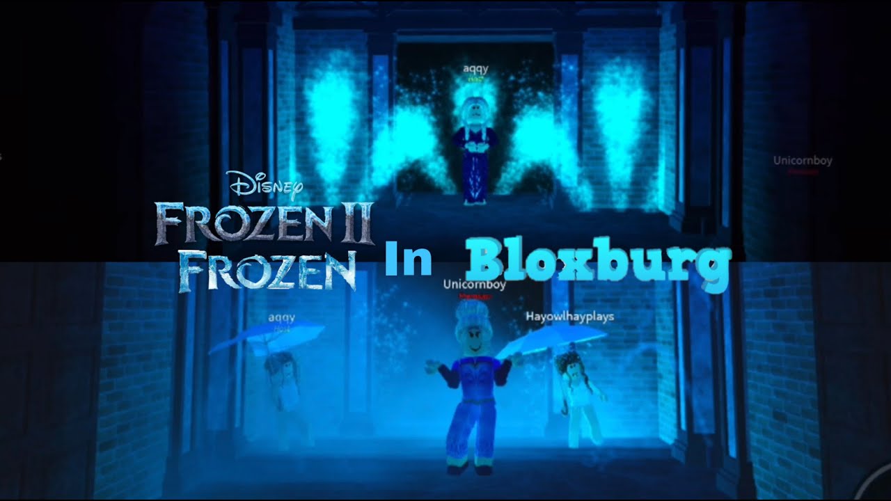 Frozen & Frozen 2 In Bloxburg (Bloxburg Broadway Production) - YouTube
