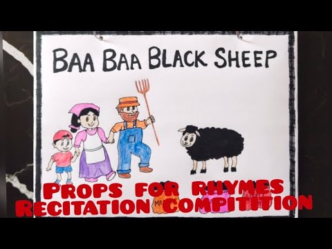 How to make a props for rhymes recitation compitition 💯||diy||handmade ...