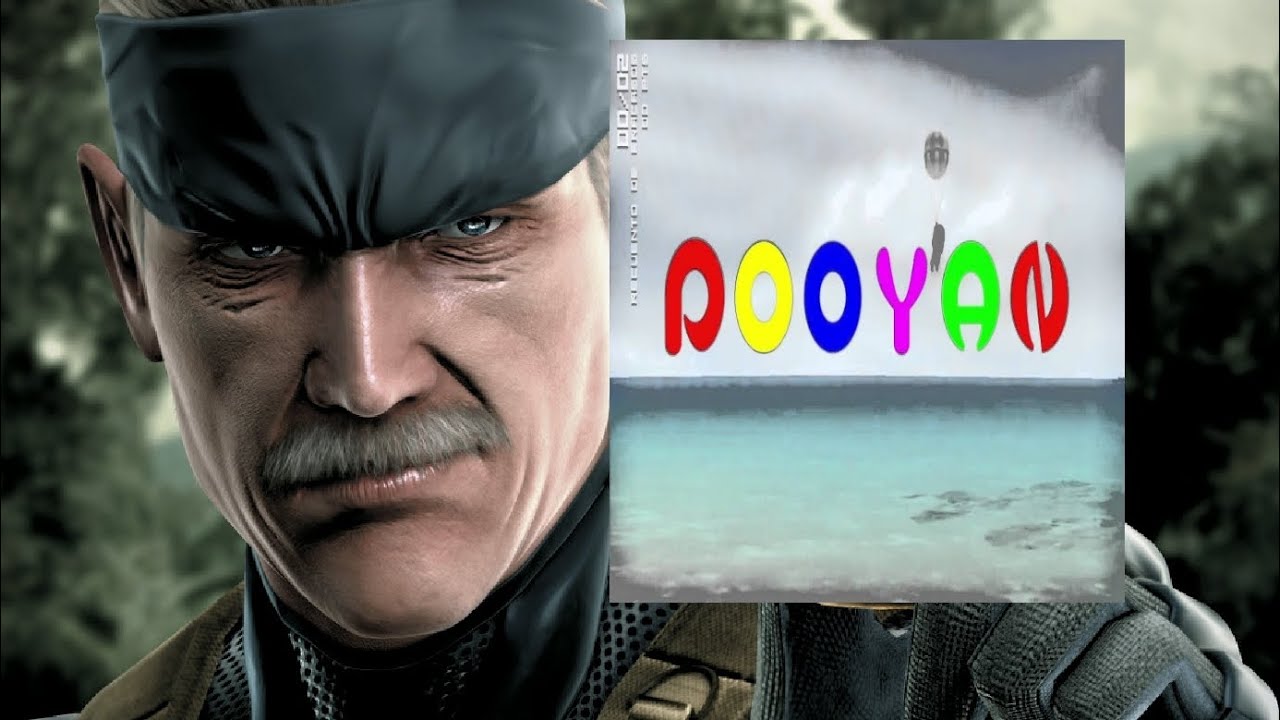 Metal Gear Solid 4 Microwave Hall scene but with Peace Walker Pooyan ...