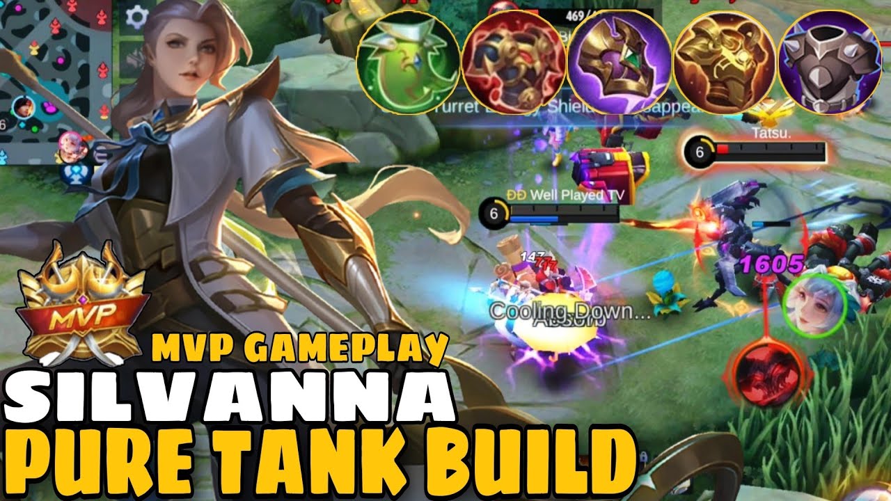 Silvanna Tank MVP Gameplay - Silvanna Best Build 2022 ~ MLBB - YouTube