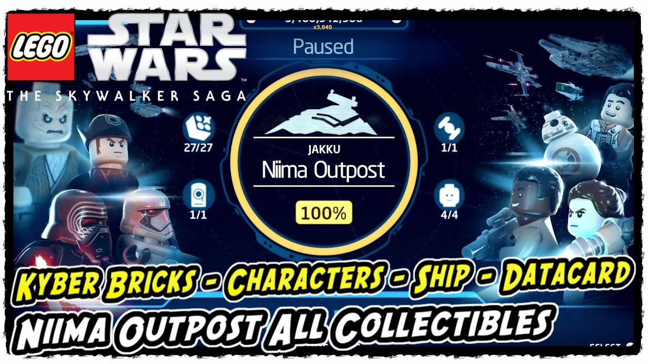 Lego Skywalker Saga Niima Outpost All Collectible Locations (Kyber ...