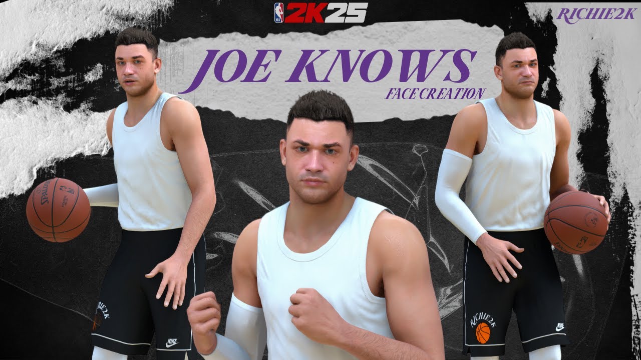 Joe knows Face Creation NBA 2K25 - YouTube