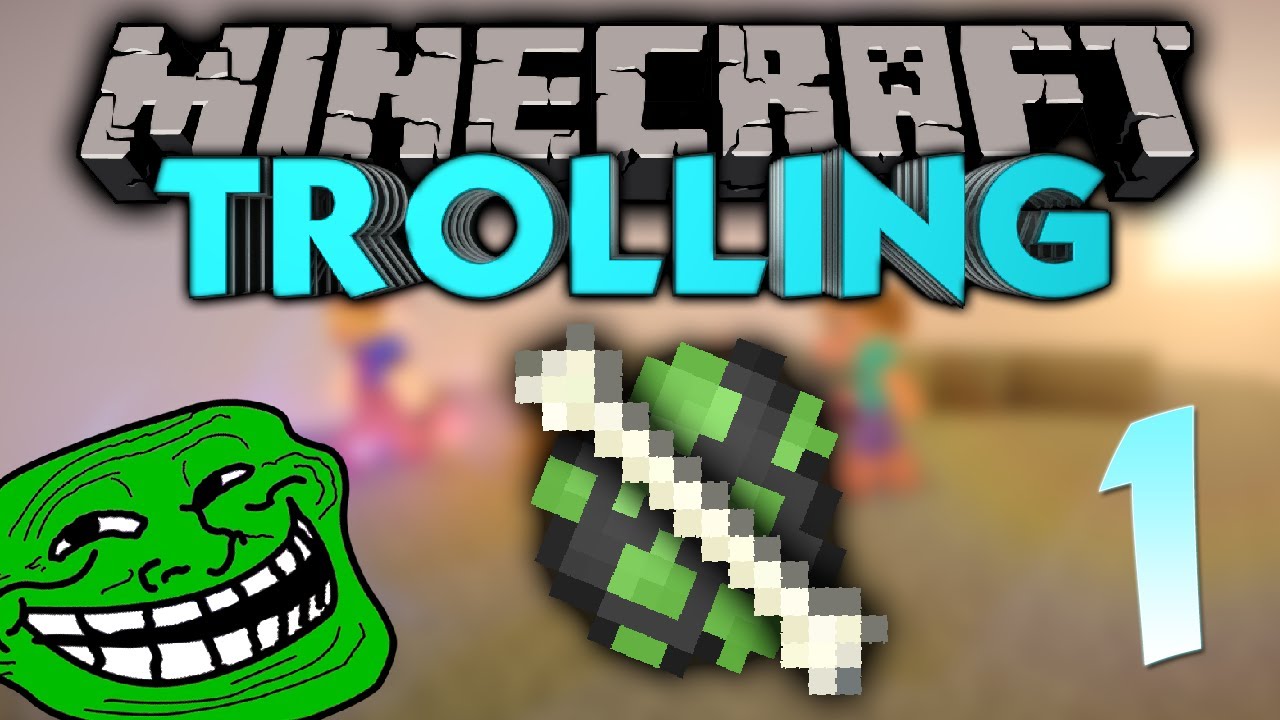 Minecraft Trolling : Super Punch and Knockback Creepers - YouTube