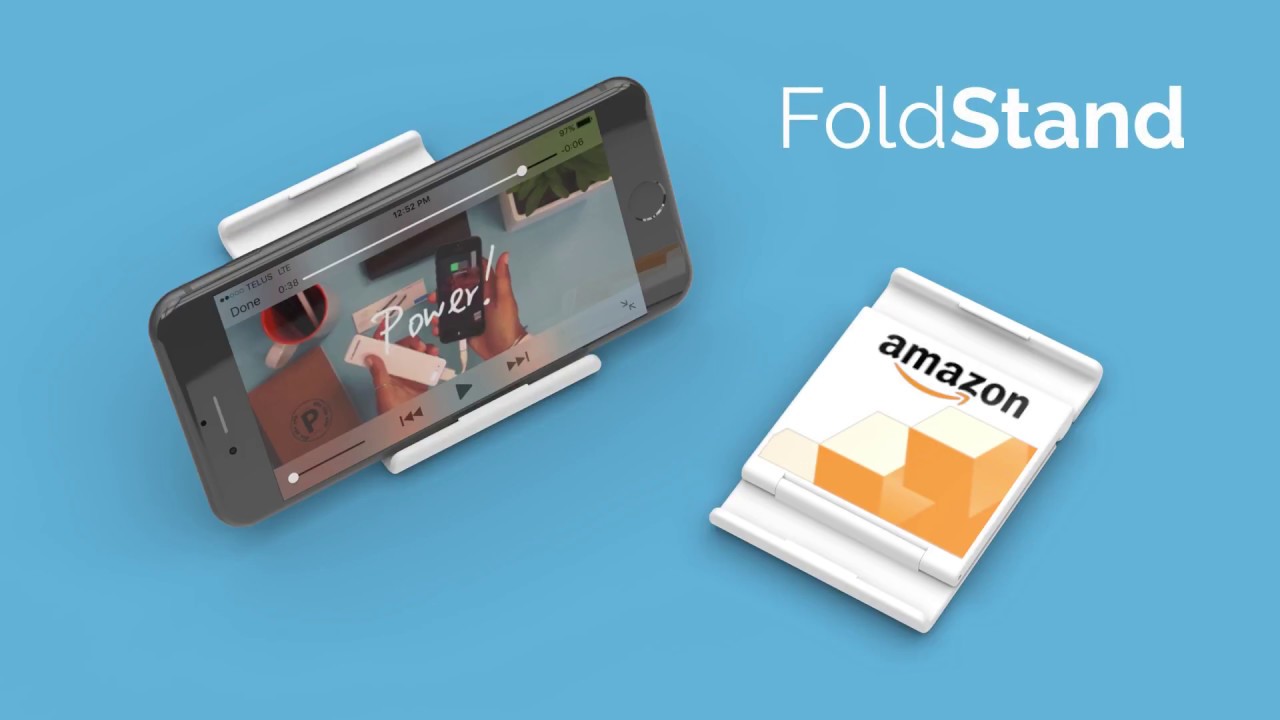 FoldStand: A flat-packed phone stand - YouTube