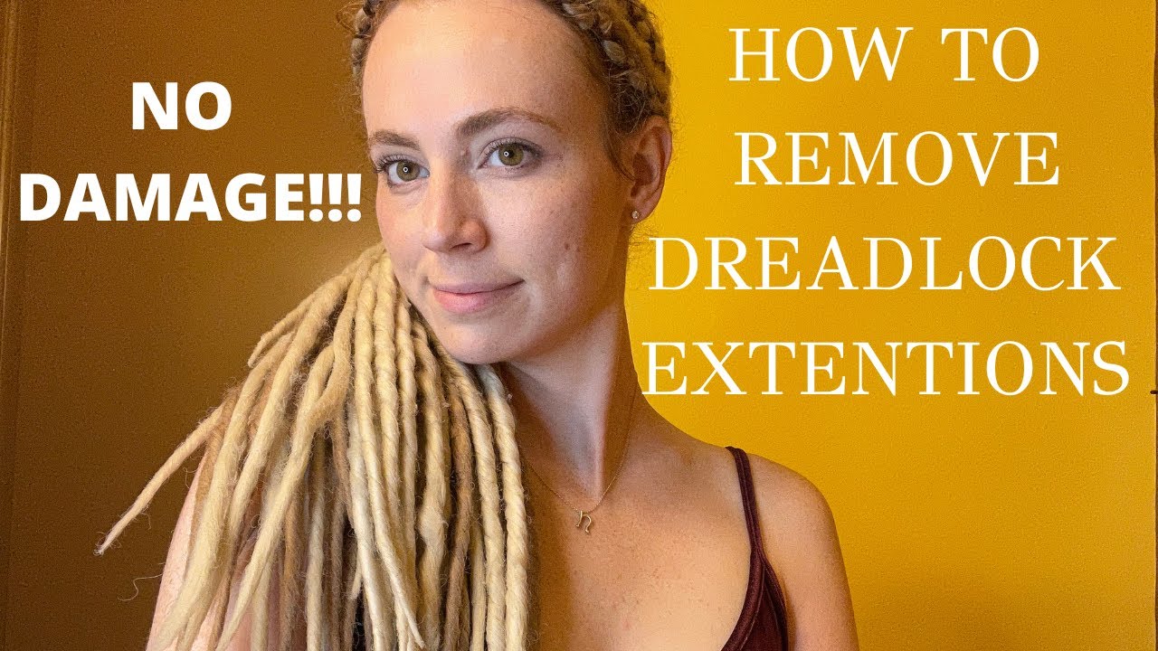 Removing Dreadlock Extensions! (What to expect) - YouTube