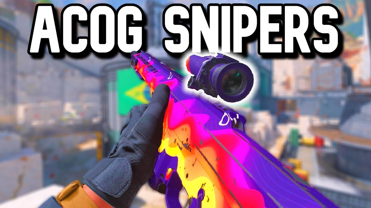 ACOG SNIPER SCOPES are a CHEAT CODE in Modern Warfare 3!!! - YouTube