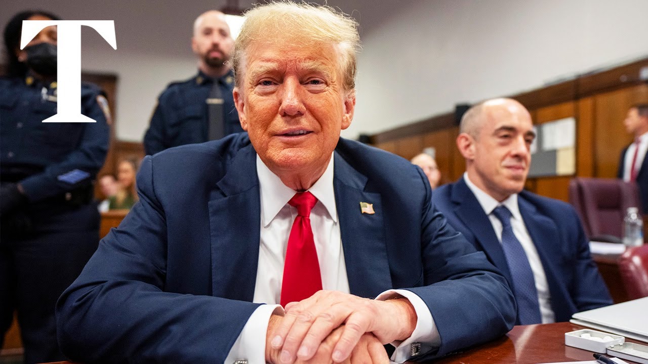LIVE: Donald Trump attends criminal trial in New York - YouTube