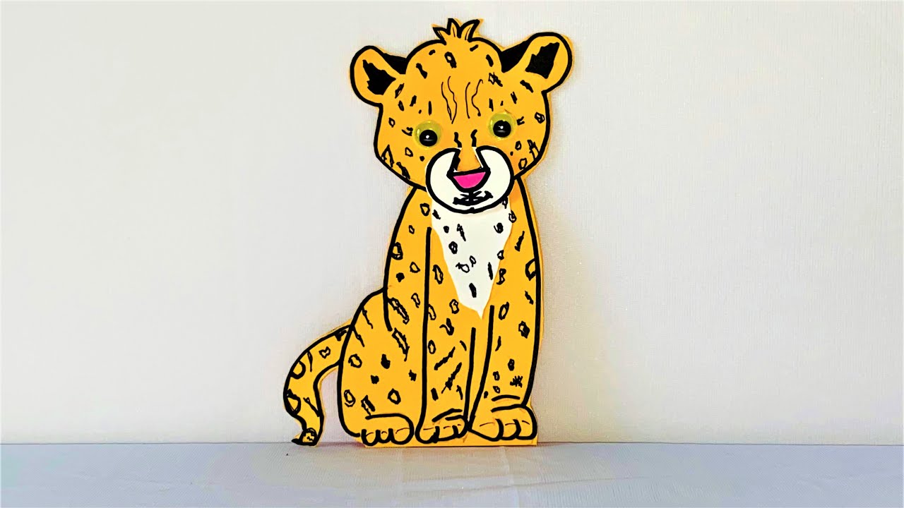 Cheetah 3d Craft Printable