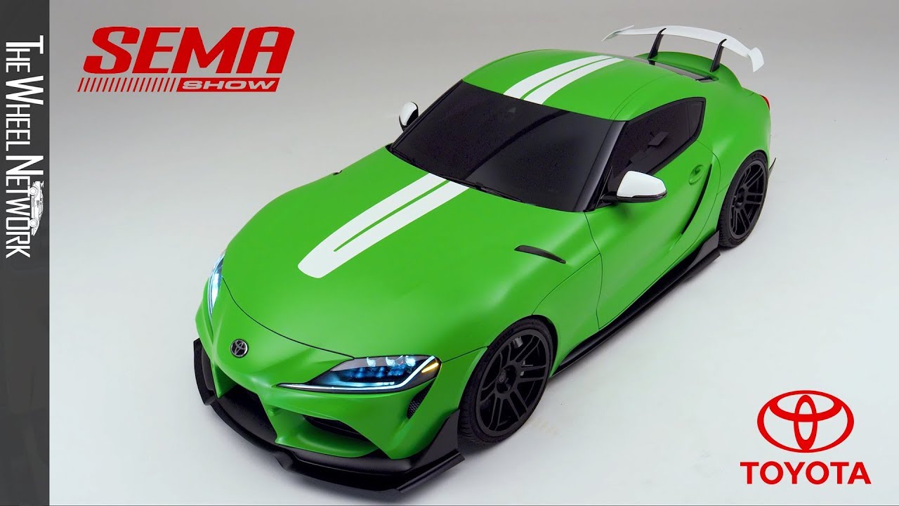 Toyota GR Supra Wasabi Concept | SEMA 2019 - YouTube