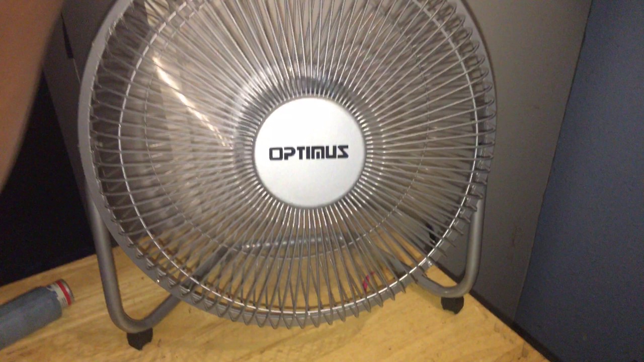 Optimus fan D.C. 9" table fan In 4K - YouTube