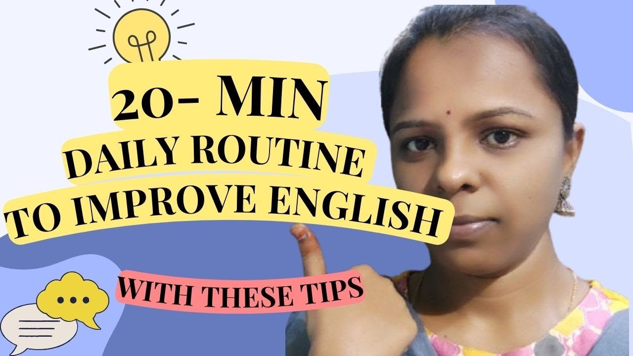 🎯A 20-Minute 📚daily English Study plan| A simple and consistent routine ...
