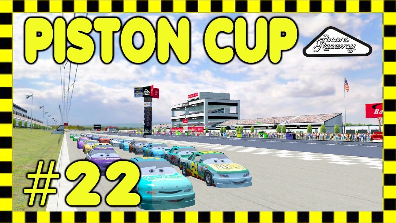 Race to The **Piston Cup** #22 Live Stream @ Pocono Raceway NR2003 ...