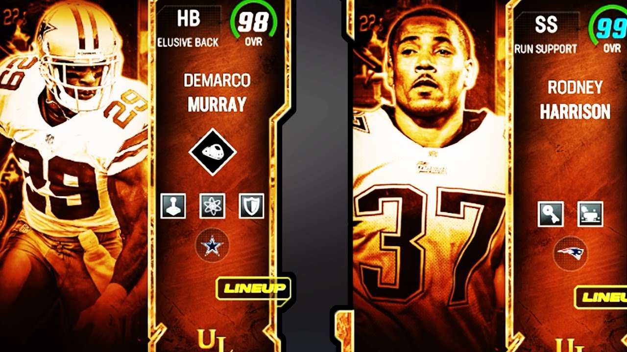 SO I PICKED UP THE NEW ULS DEMARCO MURRAY AND RODNEY HARRISON ...