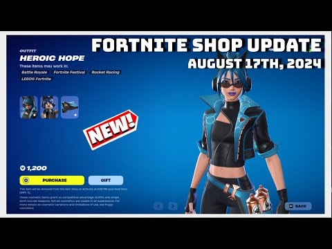 NEW HEROIC HOPE SKIN AND SECRET REMOVAL! Fortnite Item Shop [August ...