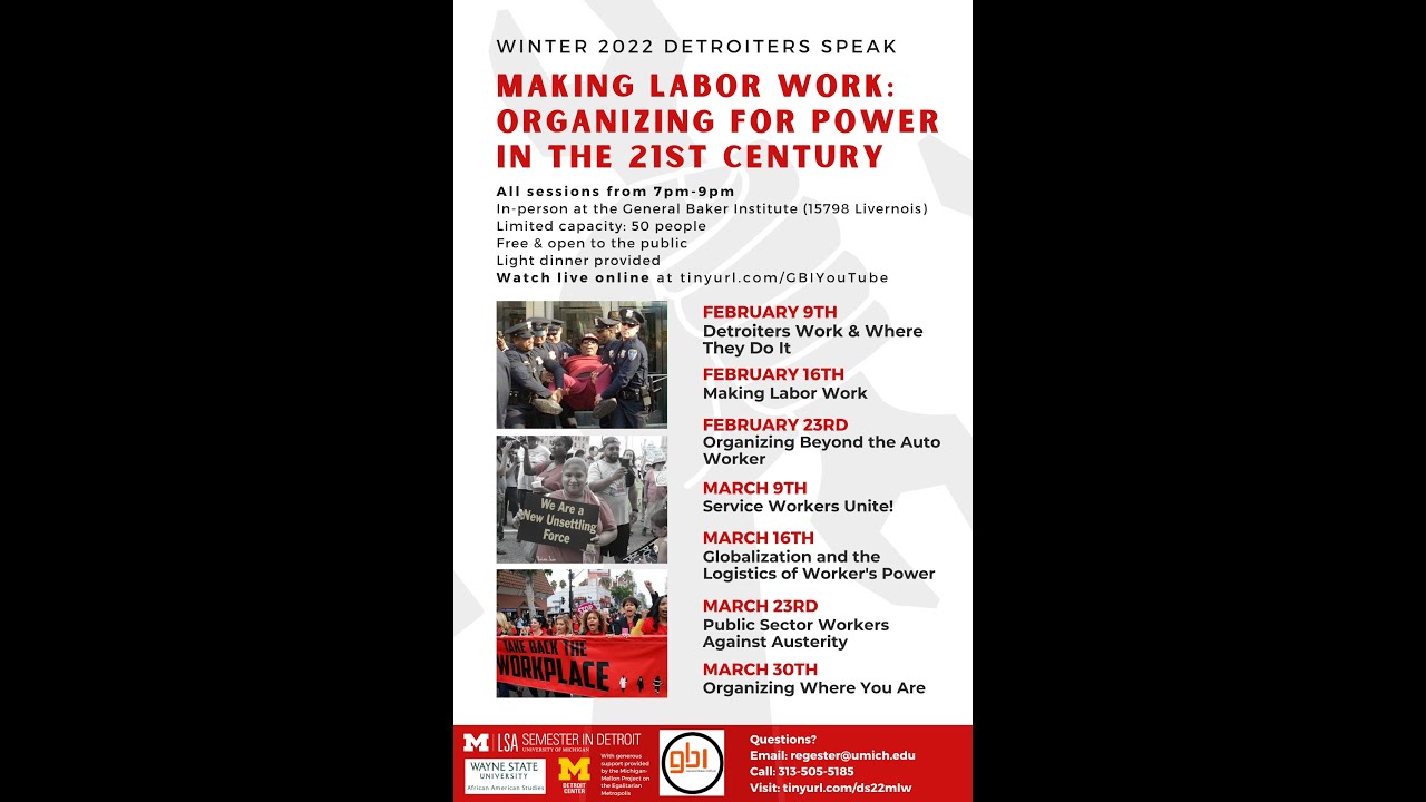 Making Labor Work : Organizing For Power In The 21st Century - YouTube