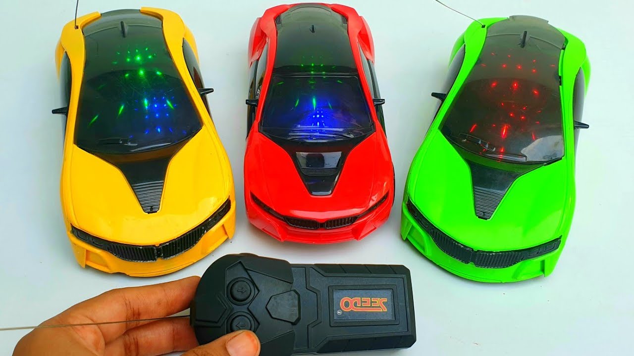 3 rc cars & 1 remote control | unboxing and testing rc cars - YouTube