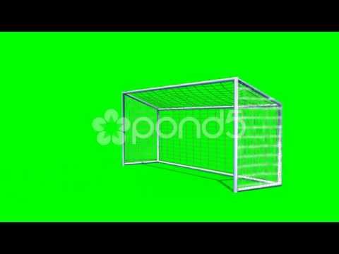 Soccer Goal Shot - Green Screen - YouTube