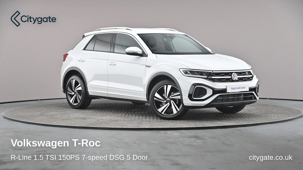 Volkswagen T-Roc - R-Line 1.5 TSI 150PS 7-speed DSG 5 Door - Citygate ...