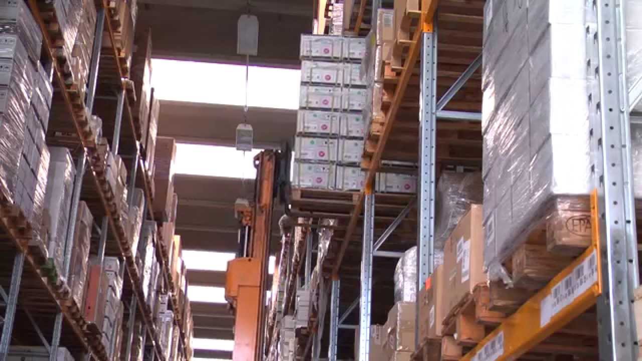 New state-of-the-art automated warehouse system - YouTube