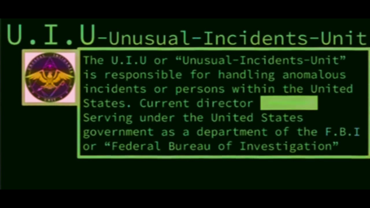 SCP Analog U.I.U introduction - YouTube