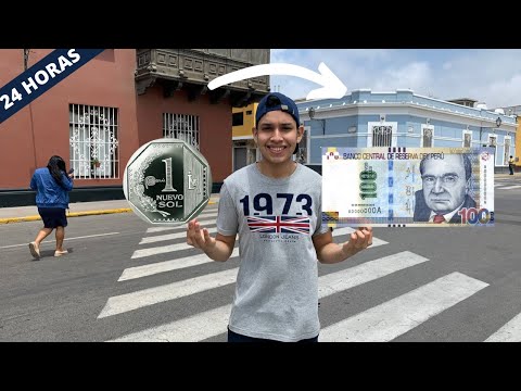 Convierto 1 sol en 100 soles en la Calle 💰 RETO 24 Horas