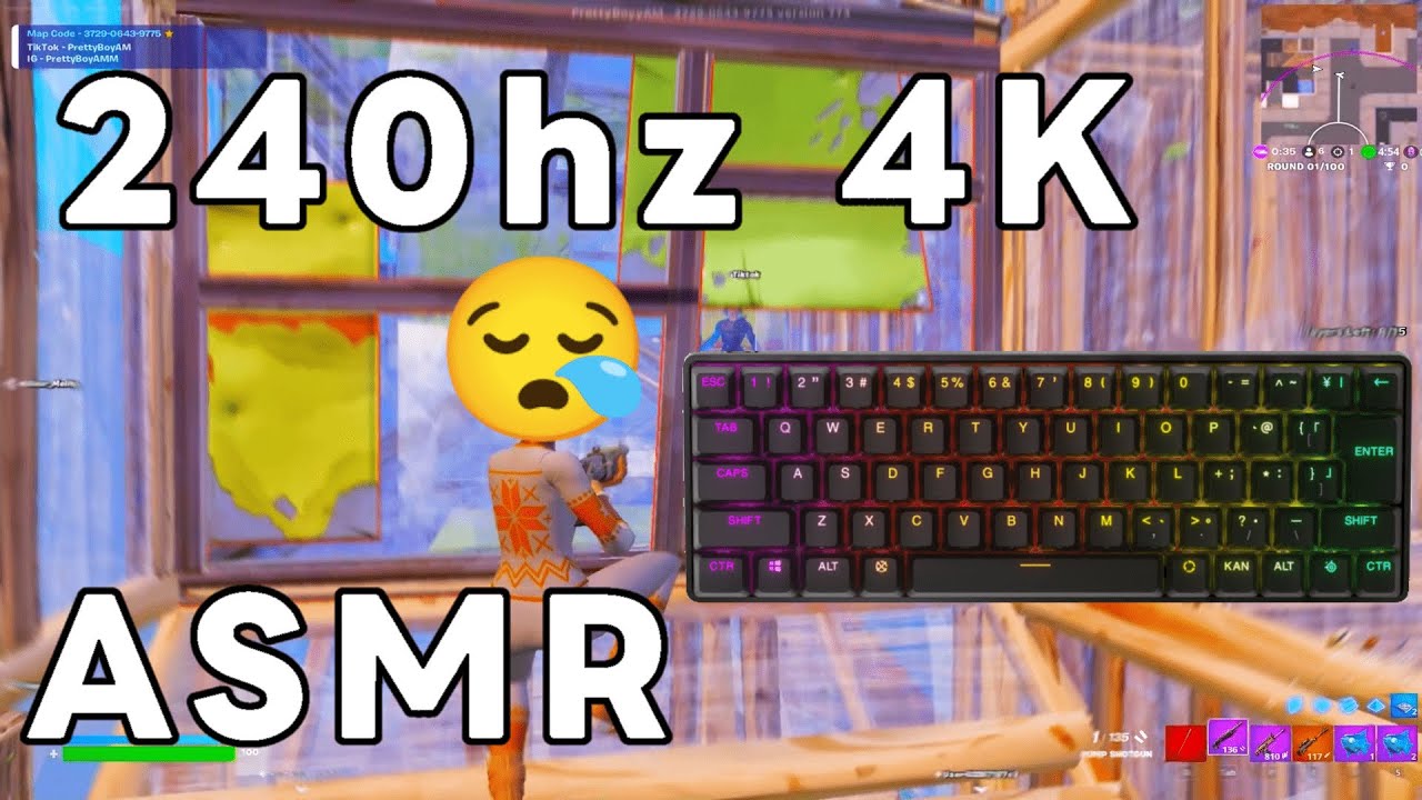 SteelSeries Apex Pro MINI Fortnite ASMR Gameplay🤩【ASMR】APEXPROMINI打鍵音 ...
