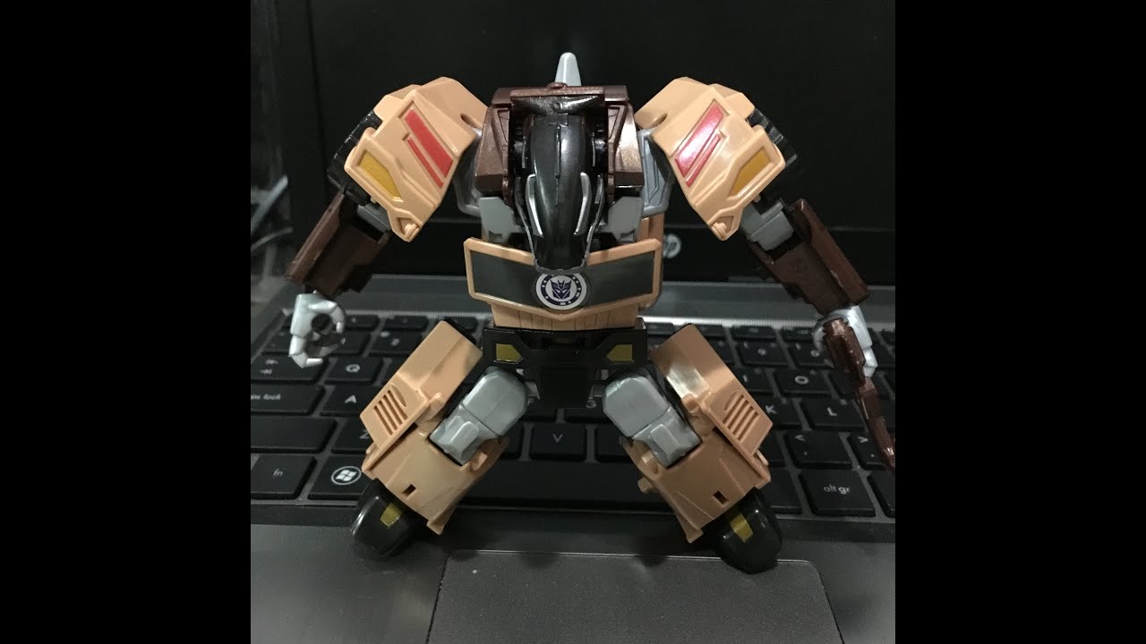 Transformers R I D Warrior Deluxe Quillfire Review - YouTube