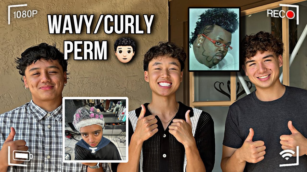 when all your friends get perms for the summer - YouTube