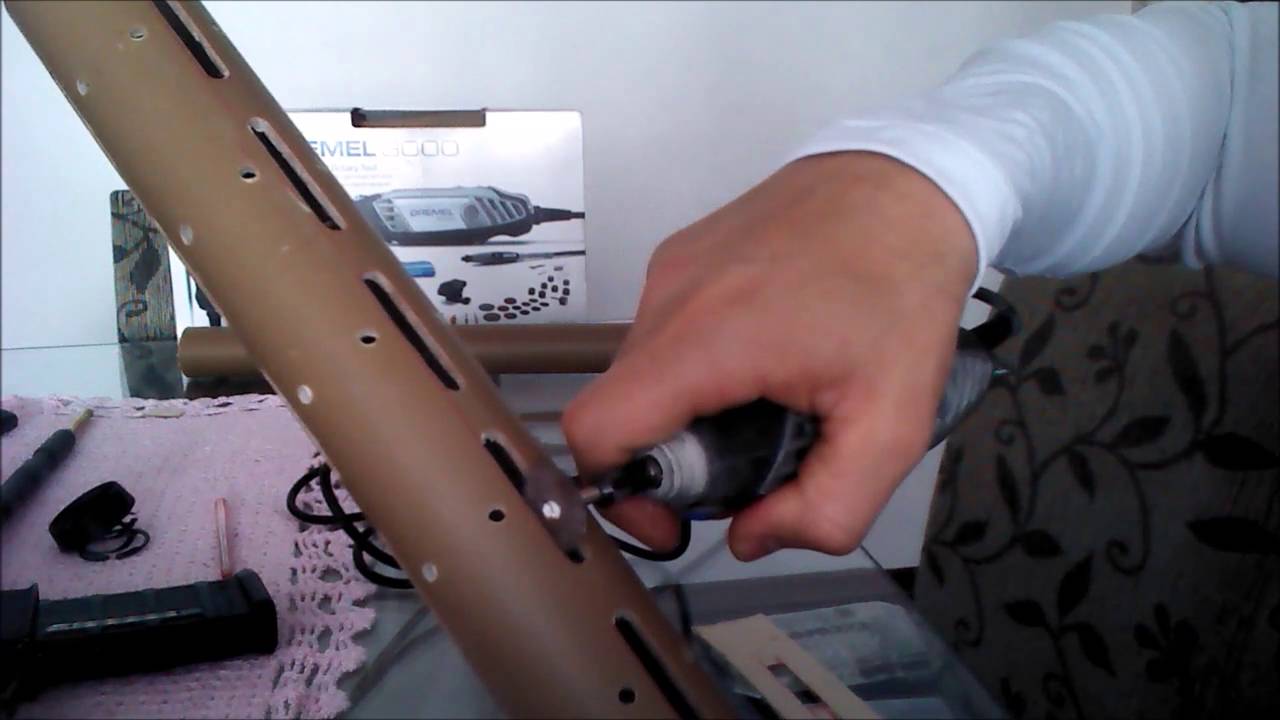 HAND GUARD DE M4 FEITO EM PVC - YouTube