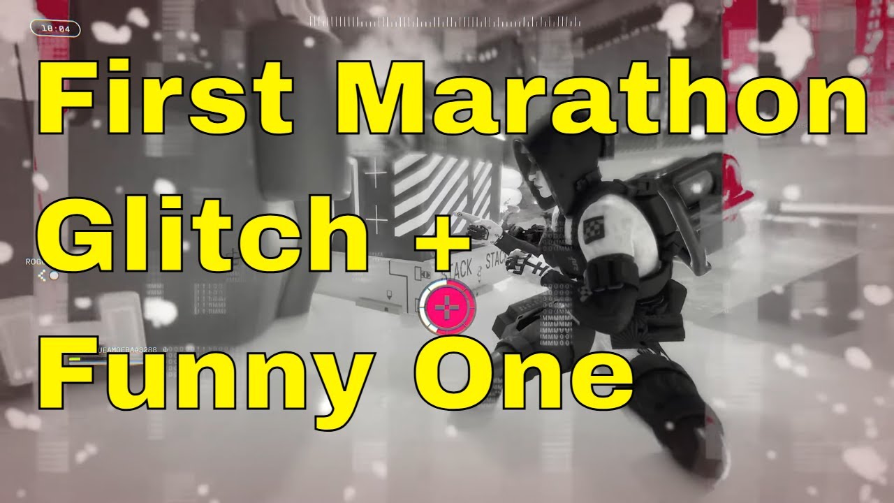 First Marathon Glitch I Found And A Funny One - YouTube
