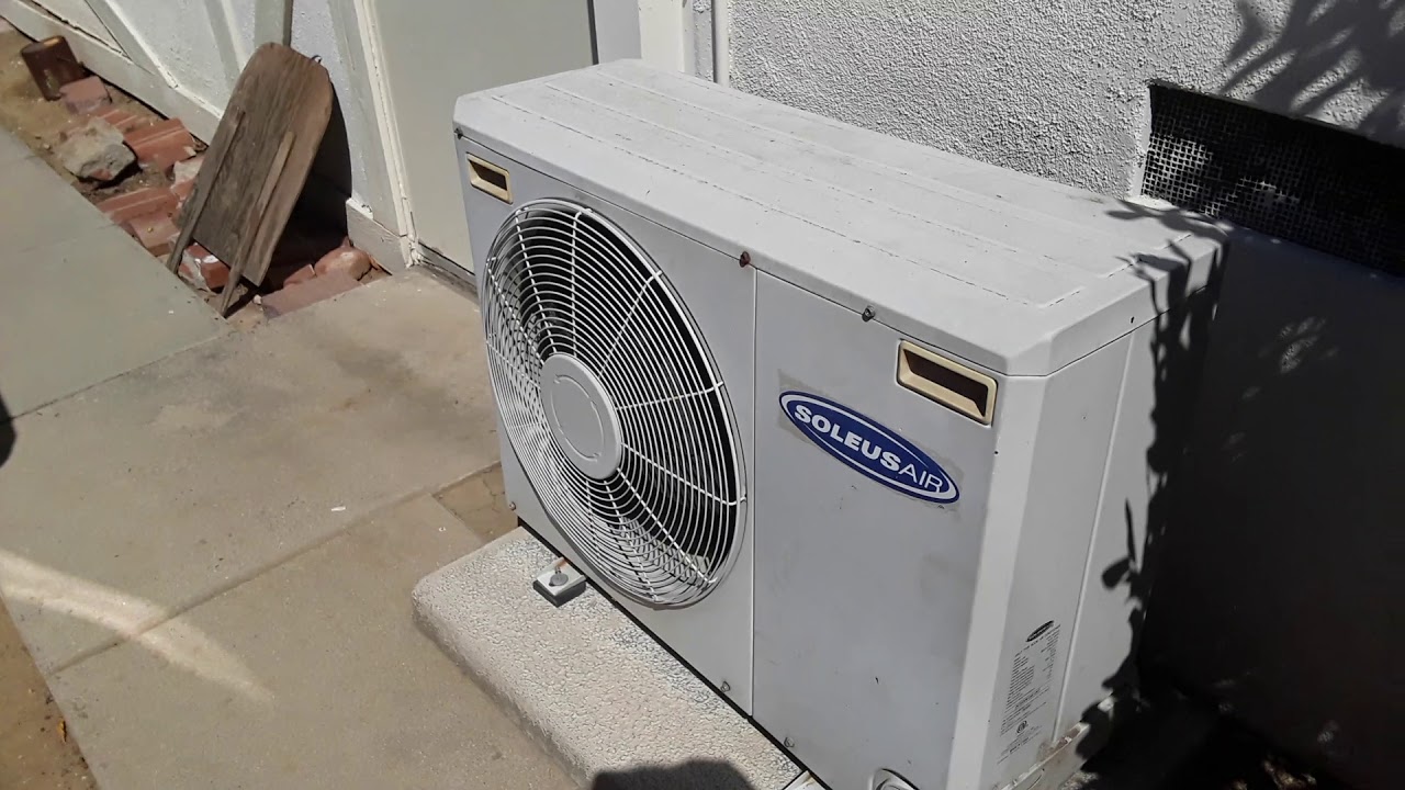 SoleusAir Ductles Heat Pump Startup/Shutdown. - YouTube