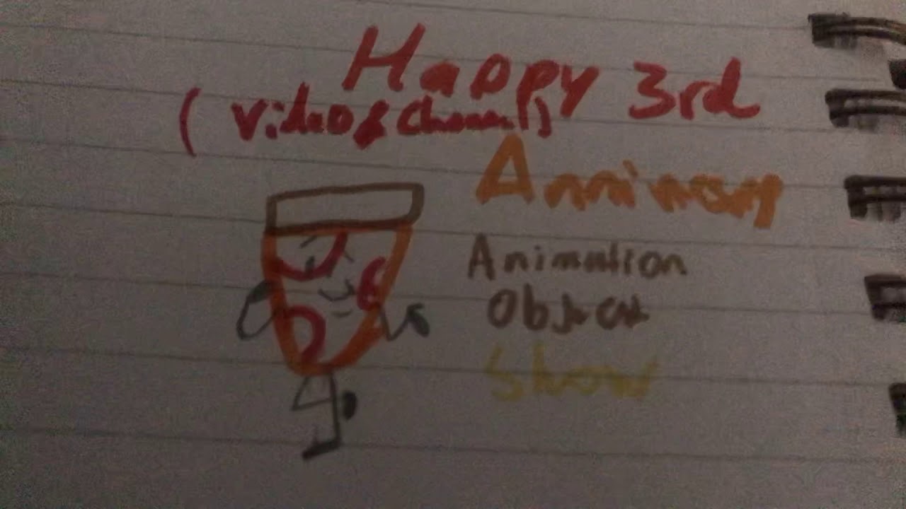 Happy 3rd (Video & Channel) Anniversary AnimationObjectShow!!! - YouTube