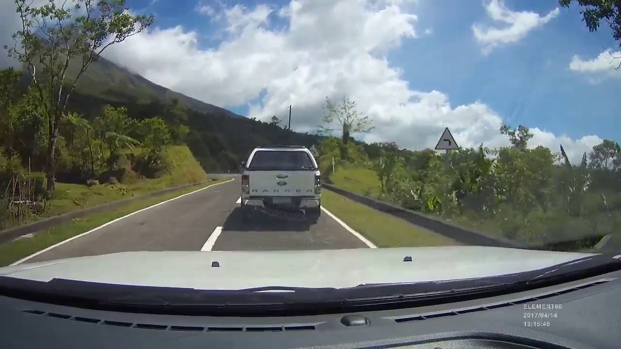 Mayon resthouse road 2017 - YouTube