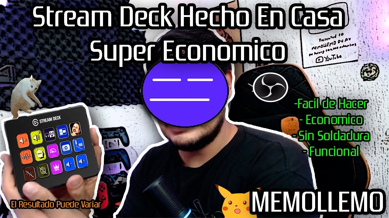 Stream Deck Casero Económico y Super Fácil de Hacer | Controla tu OBS | - YouTube
