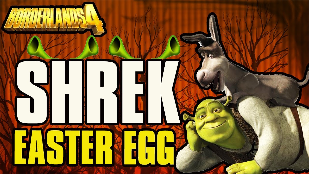 Borderlands 4 | Shrek & Donkey Easter Egg! - YouTube