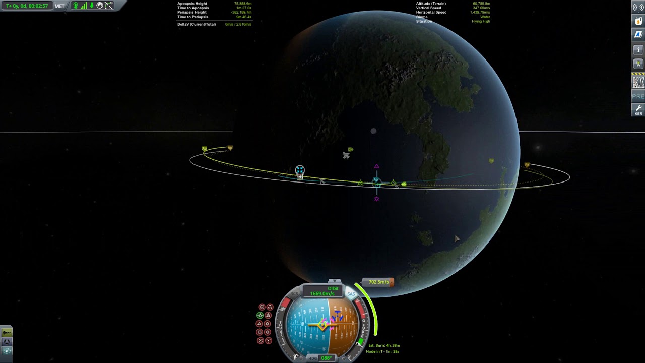 KSP Gravity Turn, Precision Rendezvous, and Docking Tutorial - YouTube