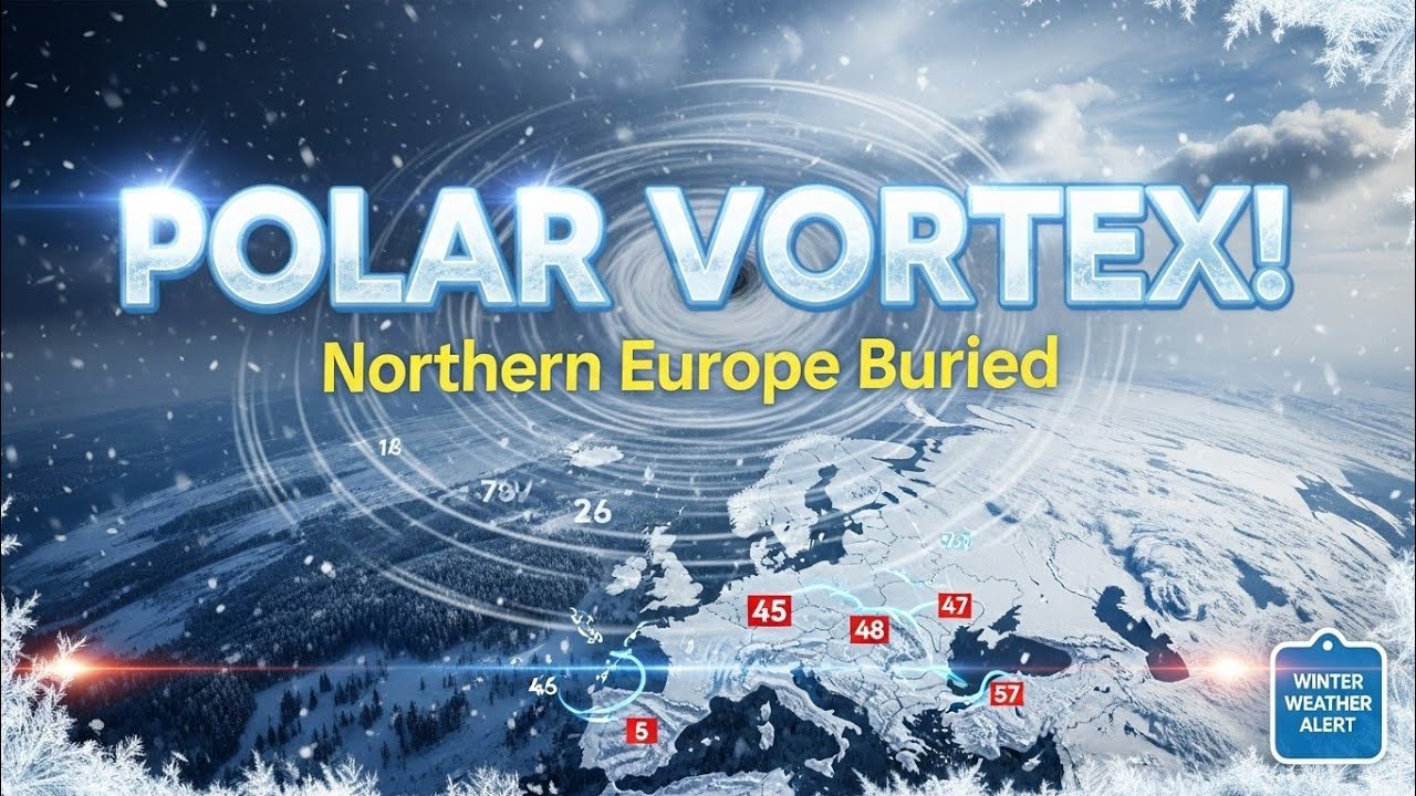 Polar Vortex Returns: Why Northern Europe is Buried in Snow! - YouTube