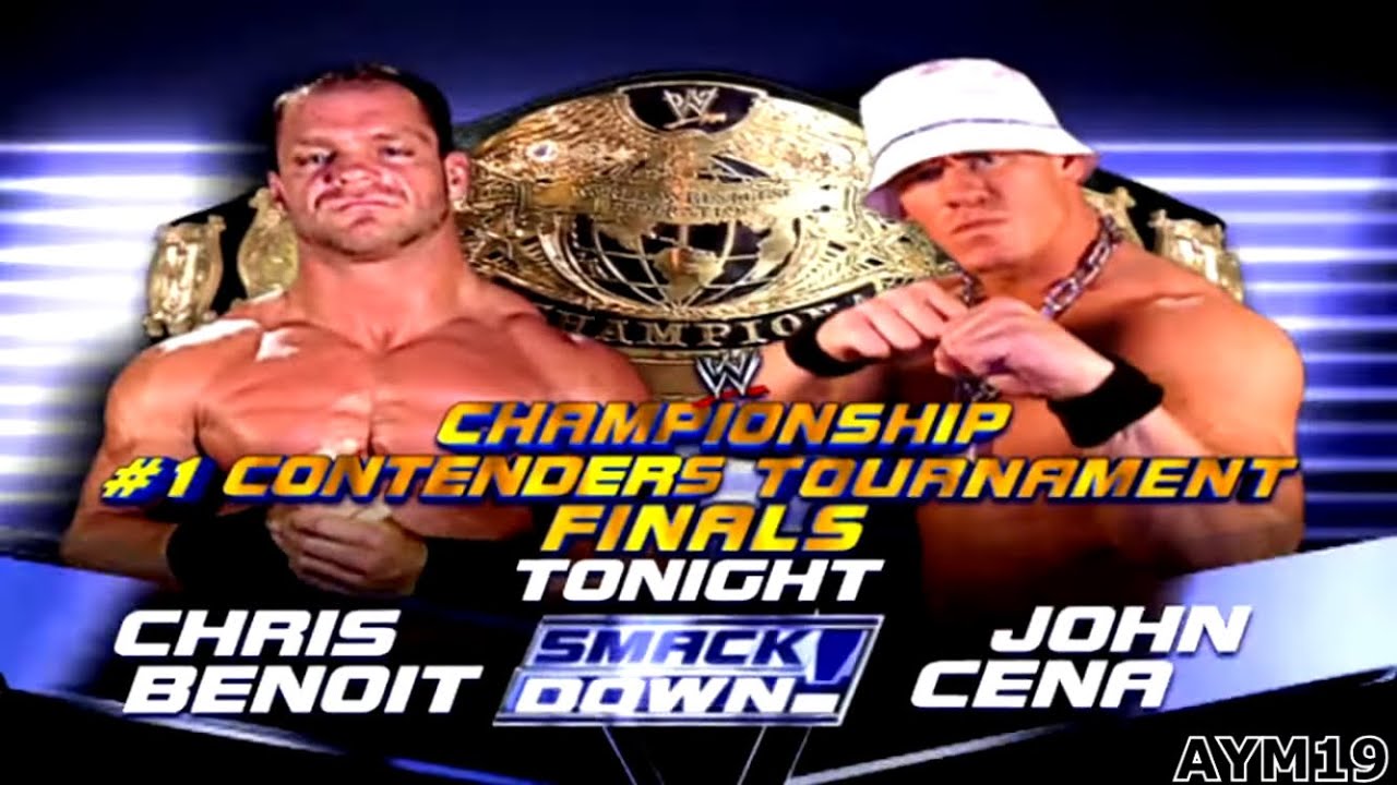John Cena vs Chris Benoit SmackDown! 4/17/2003 Highlights - YouTube