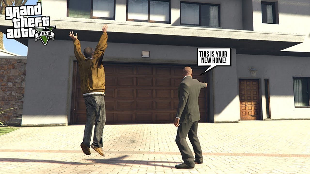 Buying A Homeless Man A Home in GTA 5! - YouTube