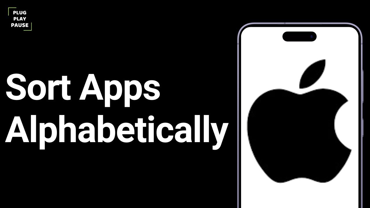 How To Arrange iPhone Apps Alphabetically ? - YouTube