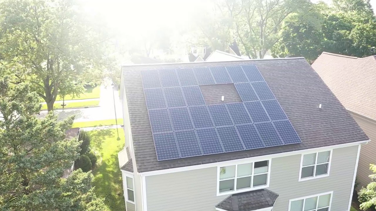 Elmhurst, IL Residence Solar System - YouTube