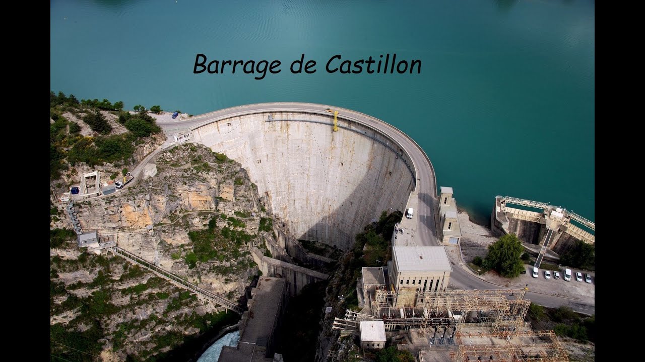 Barrage de Castillon Barrage du Verdon Lac de Castillon Castallane ...