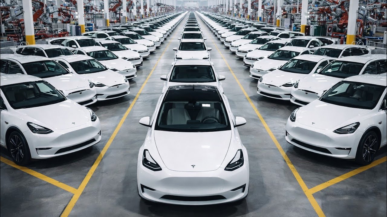 Inside Tesla’s $10 Billion Factory: Manufacturing the Model Y Step-by ...