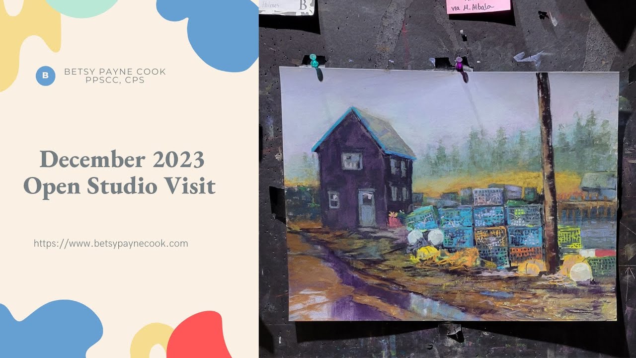 Betsy Payne Cook December 2023 Open Studio Visit - YouTube