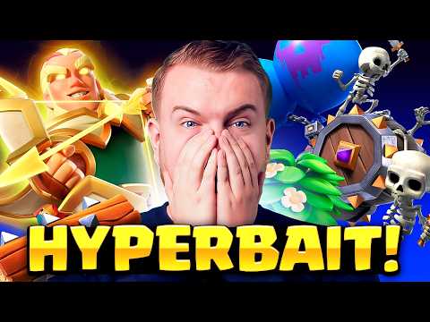 THIS NEW HYPER BAIT DECK DESTROYS EVERYONE IN CLASH ROYALE!